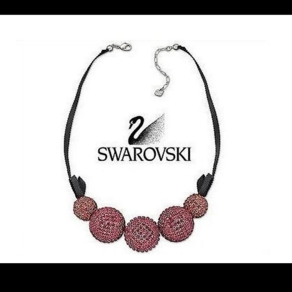 Swarovski | Jewelry | Swarovski Crystal Pinup Pink Necklace Pendant ...